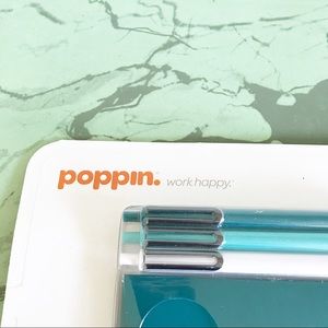 Poppin | Office | Poppin Work Happy Present Yourself Collection Teal 7 ...